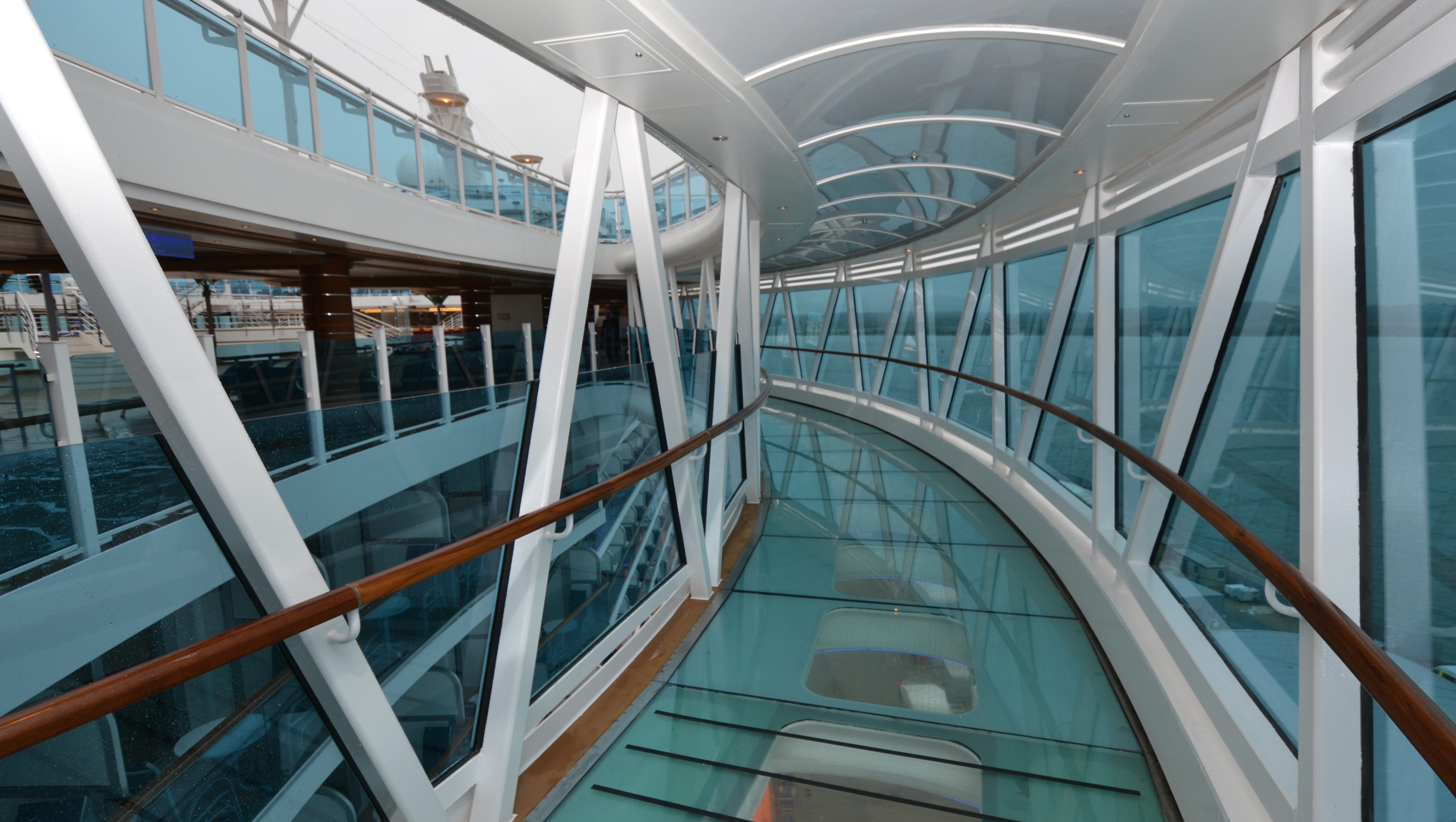 First look: Royal Princess' glass-bottomed SeaWalk