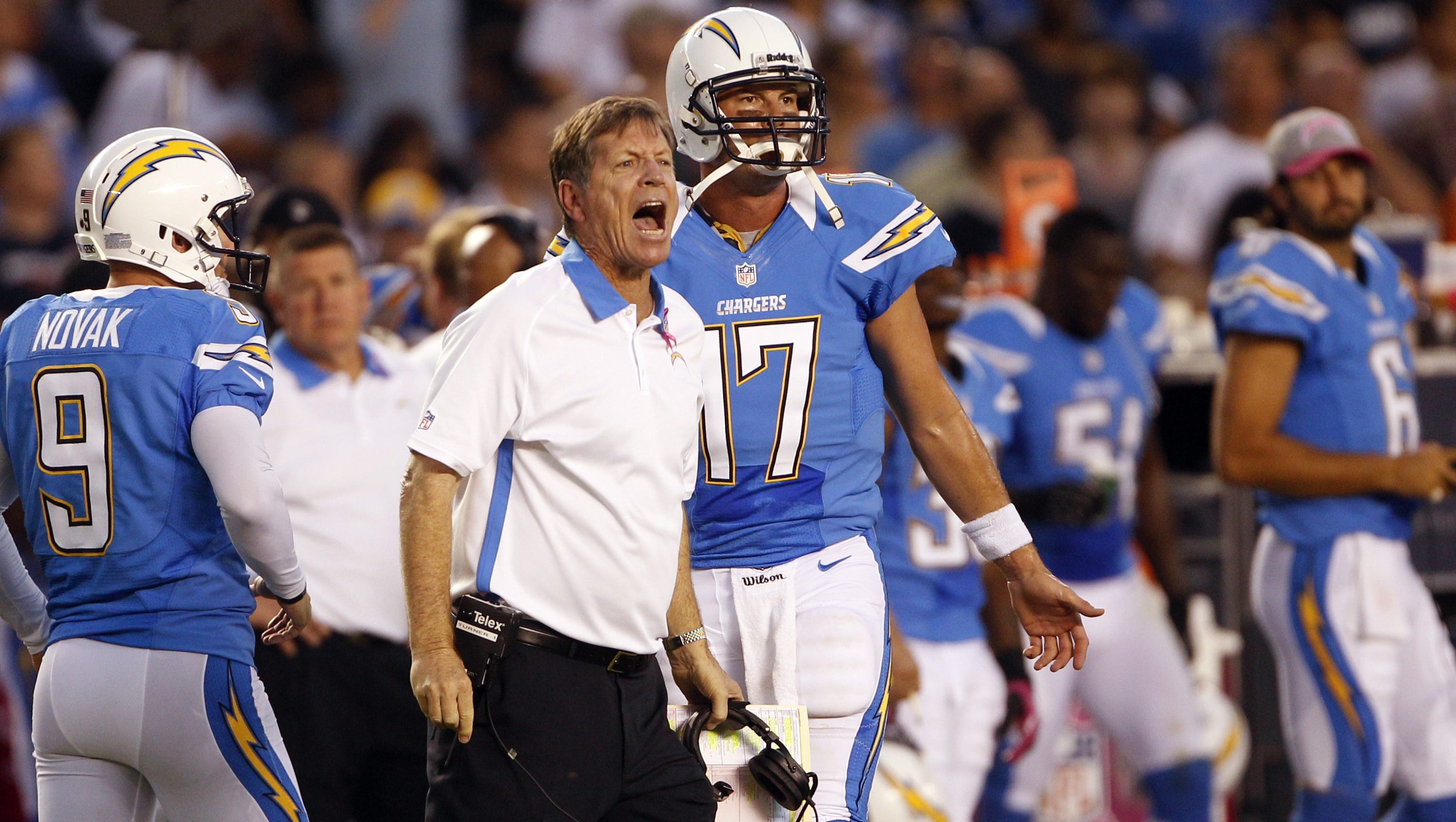 Turner says Chargers collapse 'about me,' not Rivers