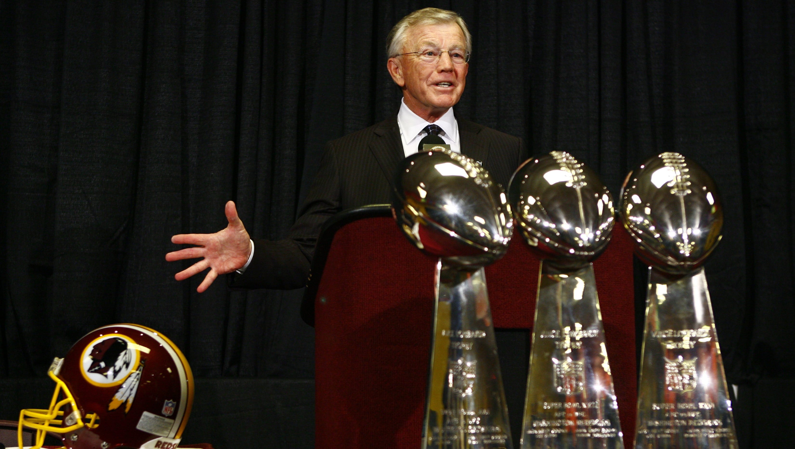 Joe Gibbs explains his visit with the Dallas Cowboys