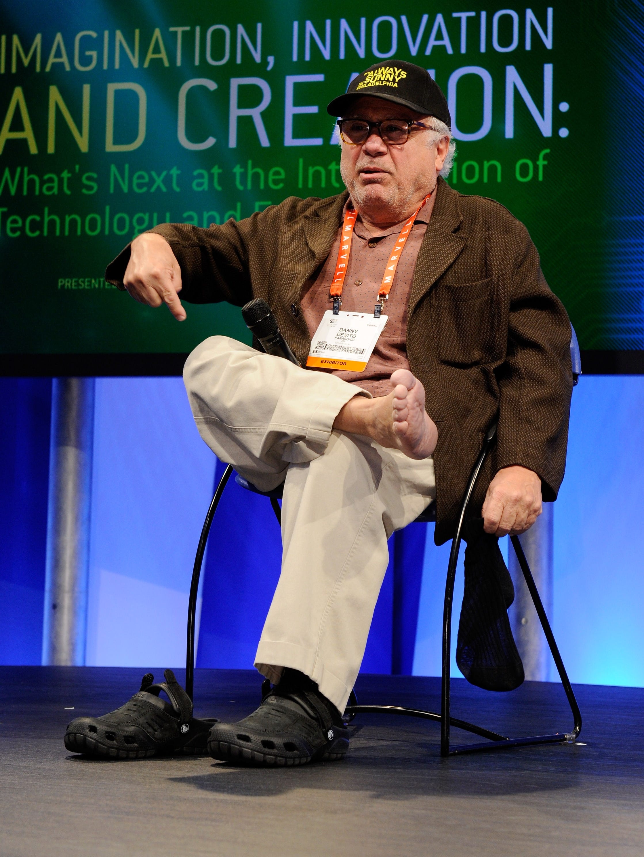 Danny DeVito talks tech, Twitter and 'troll foot' at CES