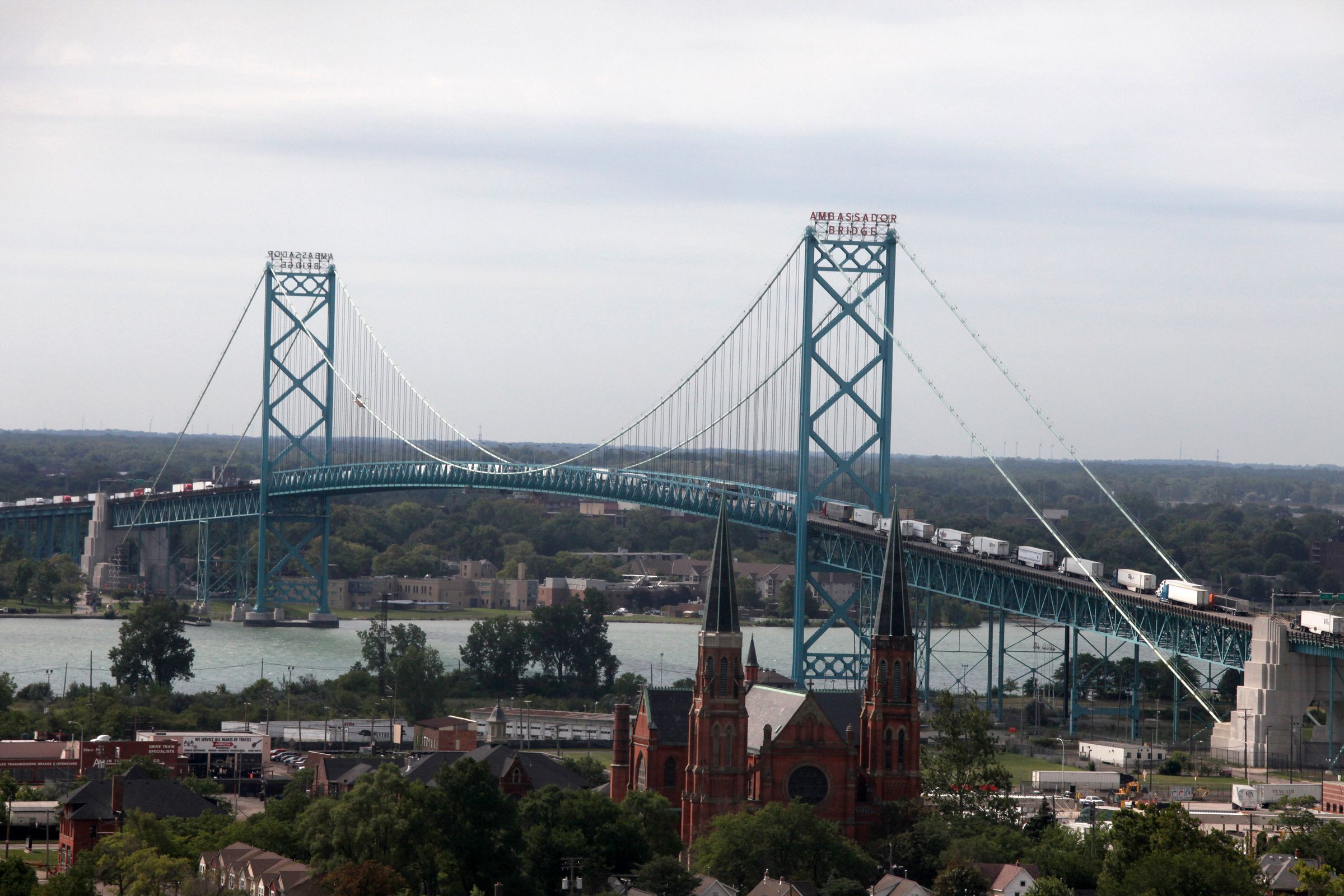 Ambassador Bridge reopens after 'person in crisis'