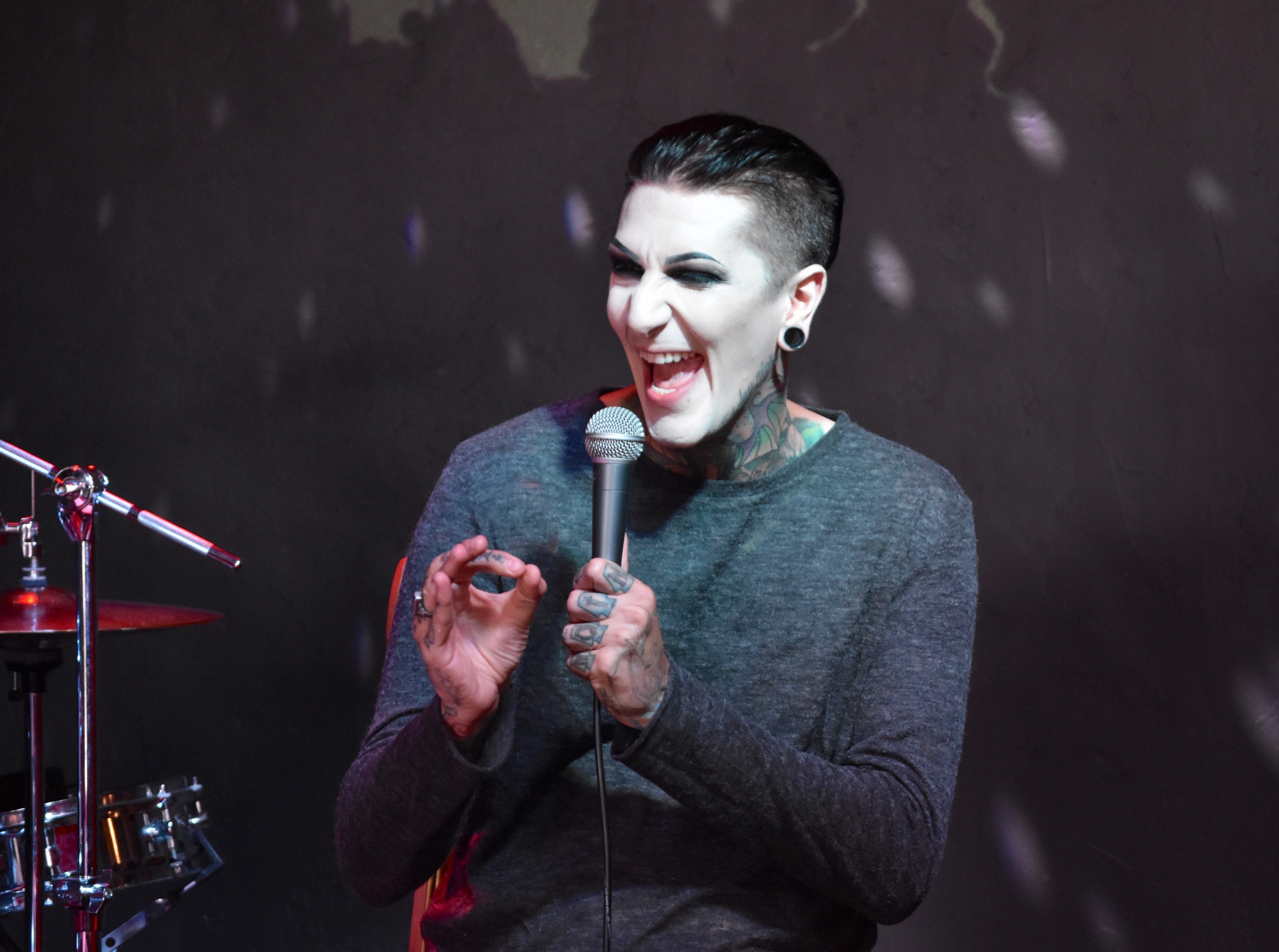 Chris Motionless Without Eyebrows