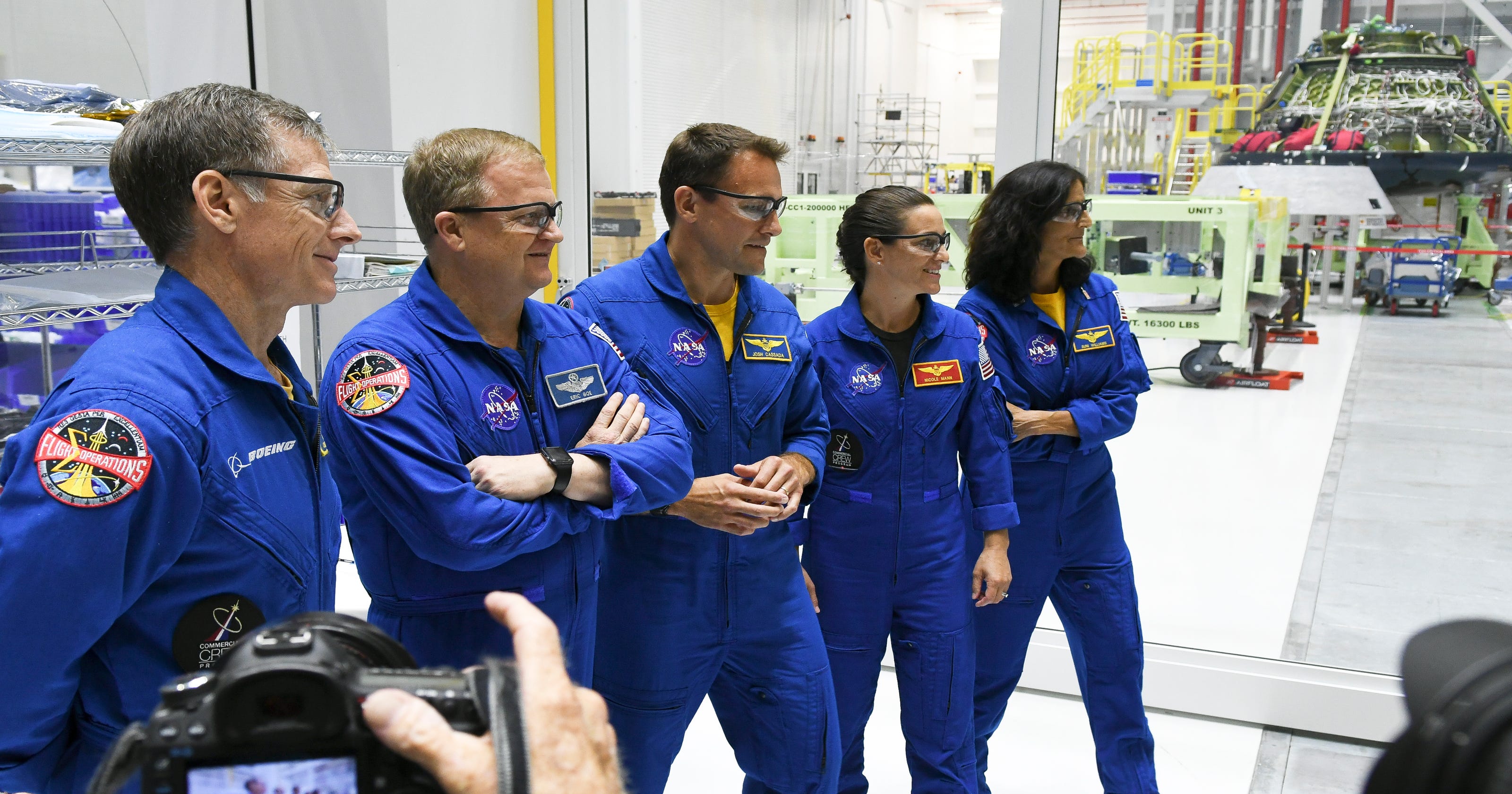 Boeing Starliner astronauts make first visit to Kennedy Space Center