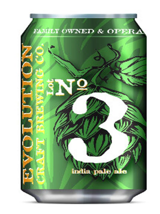 Evolution IPA craft beer now available in cans