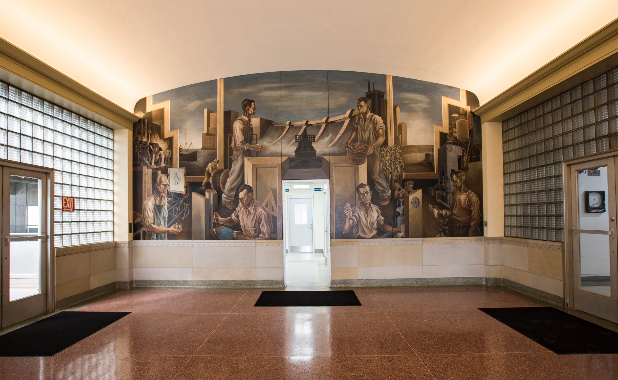 Stunning lobby of BWL Dye Water Plant will blow you away