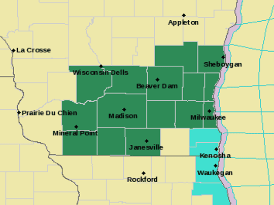 Flash flooding reported in Madison. Most of southern Wisconsin under ...