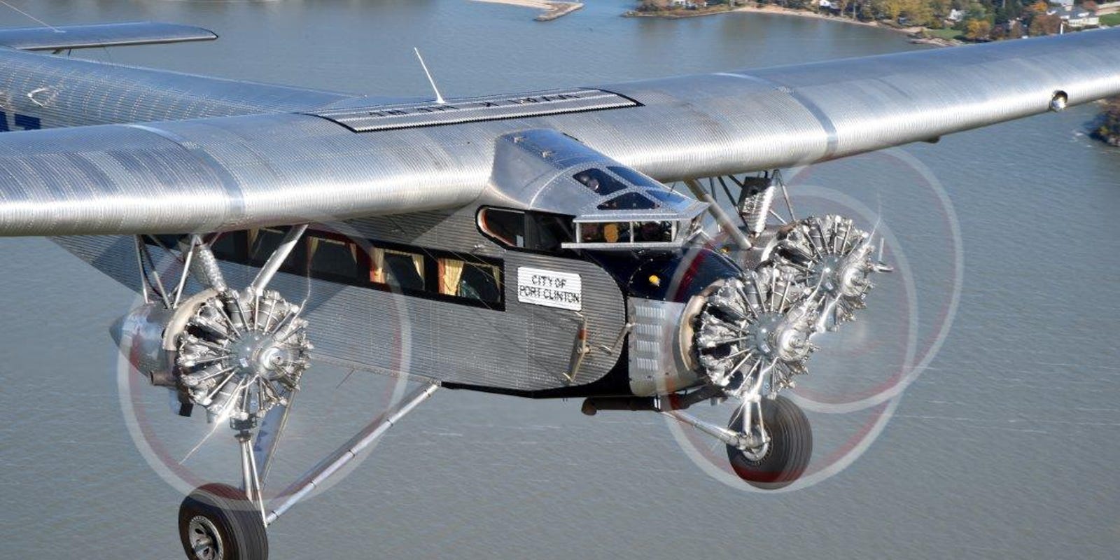 Ford Tri-Motor is a throwback to Earhart's days at Purdue