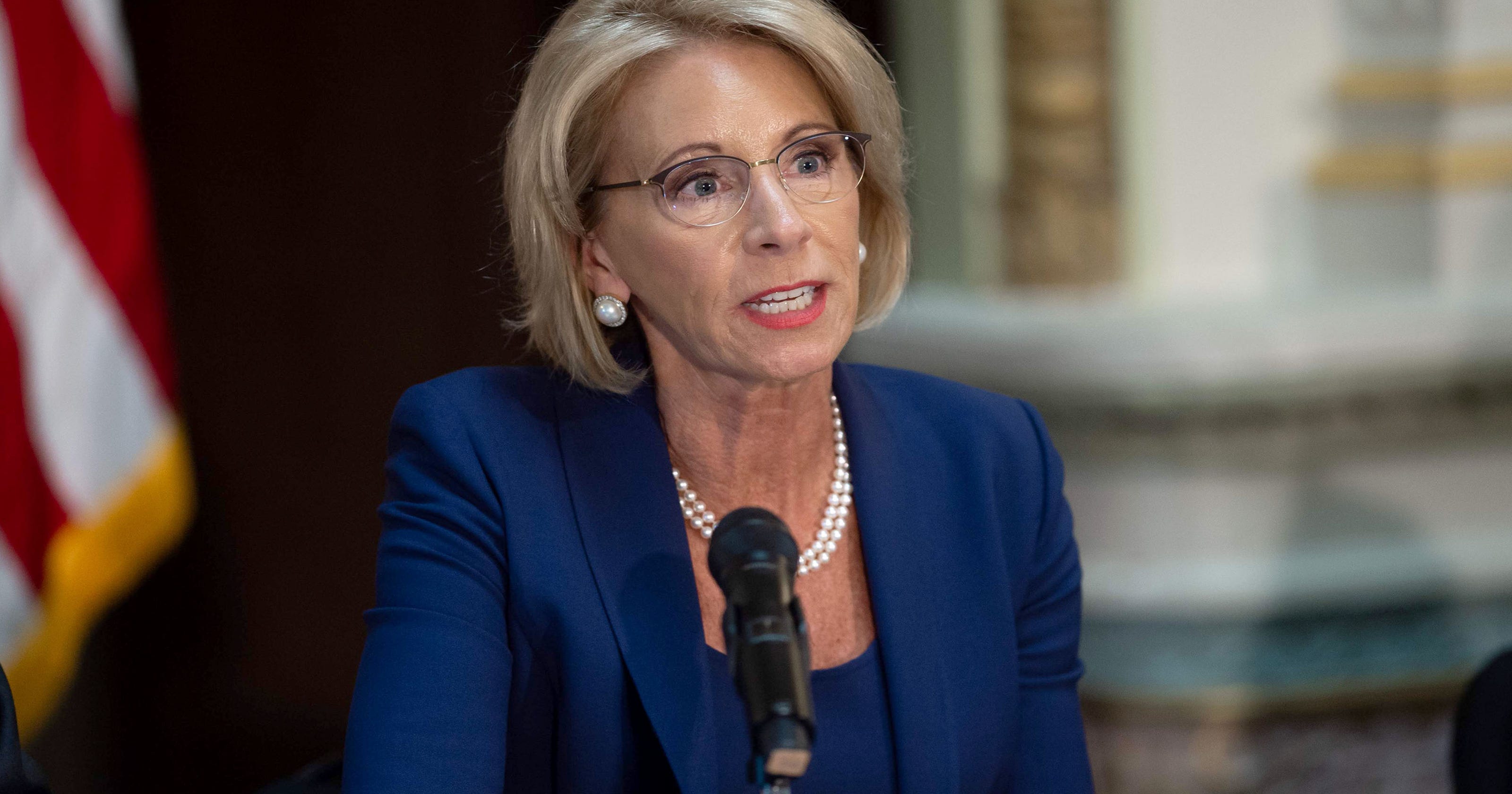 Betsy DeVos denies rumors she's leaving ed secretary job