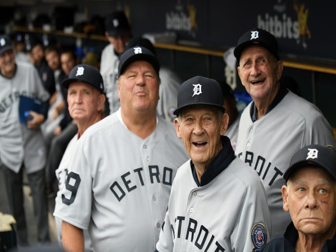 Tigers celebrate 1968 World Series champions