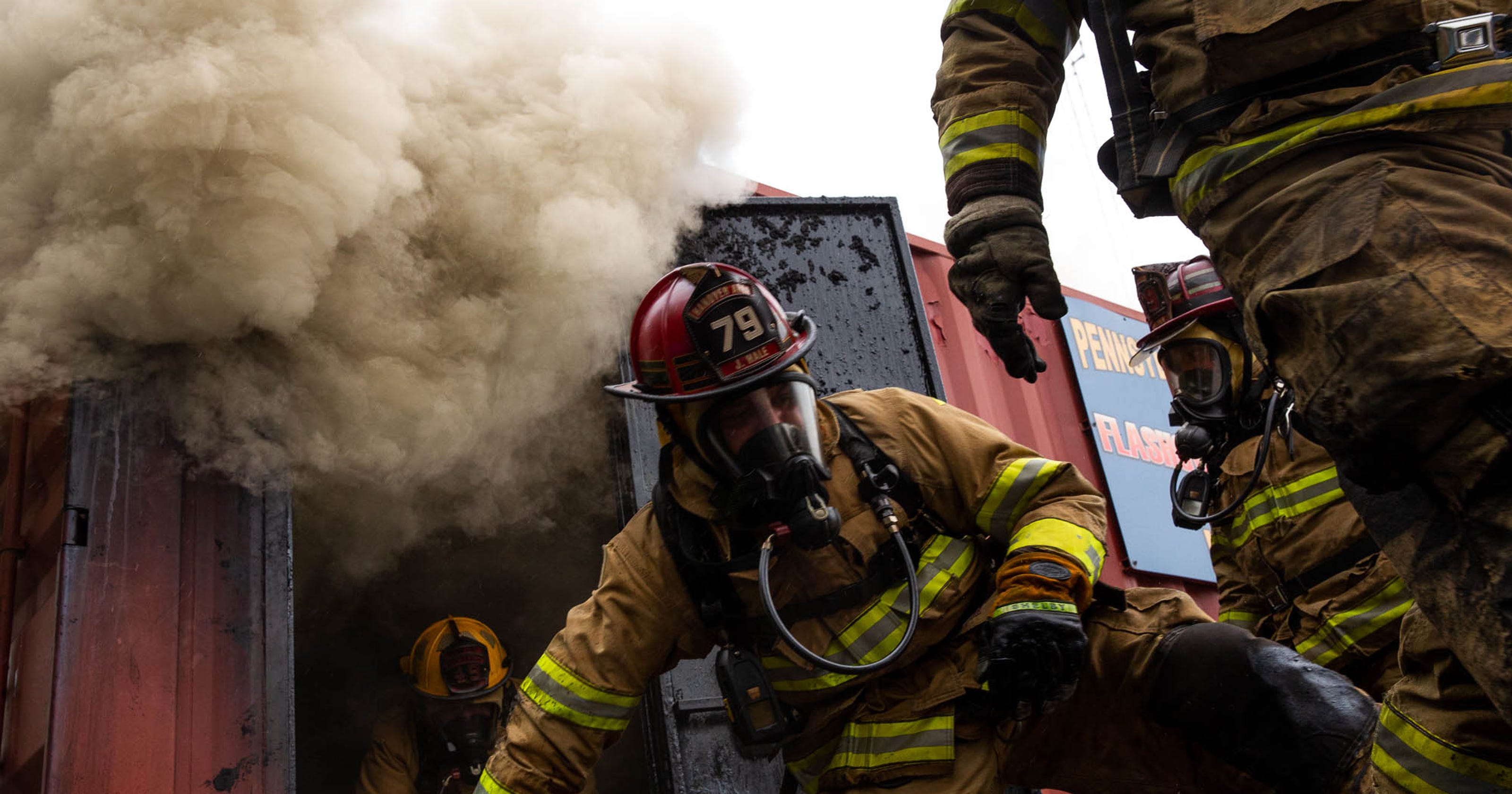 Photos: Hanover firefighters witness flashover
