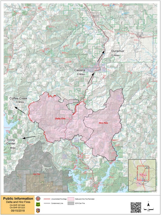 All Delta Fire evacuations lifted in Shasta County