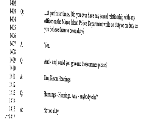 Fired Marco Police Officer Faced Accusations Of Having Sex On Duty