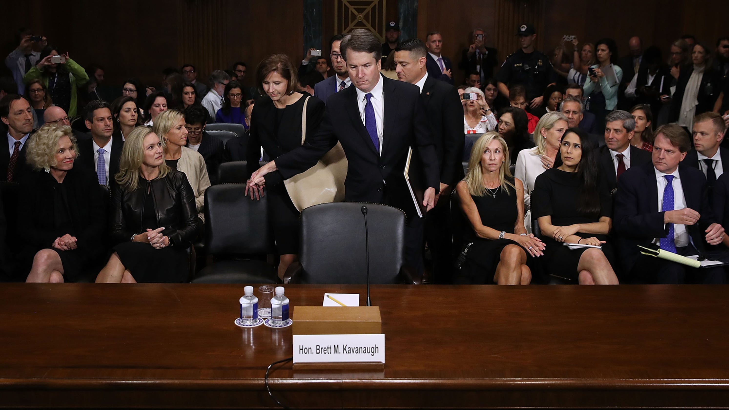 Facebook executive shows support for Kavanaugh at Senate hearing Facebook executive shows support for Kavanaugh at Senate hearing