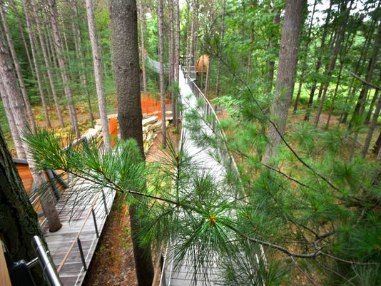 Midland Canopy Walk puts people up among the trees