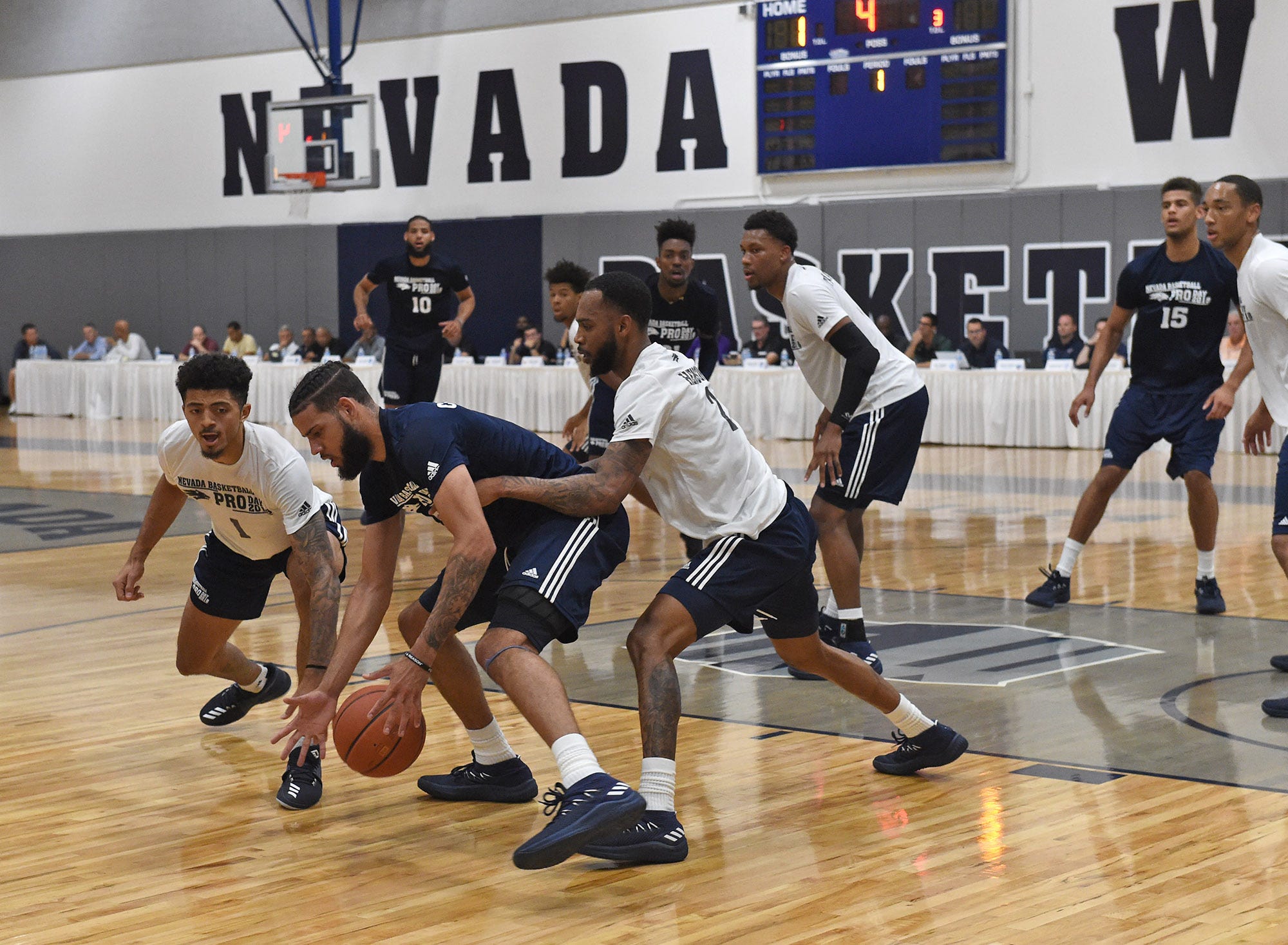The Wolf Pack basketball team held a Pro Day on Thursday