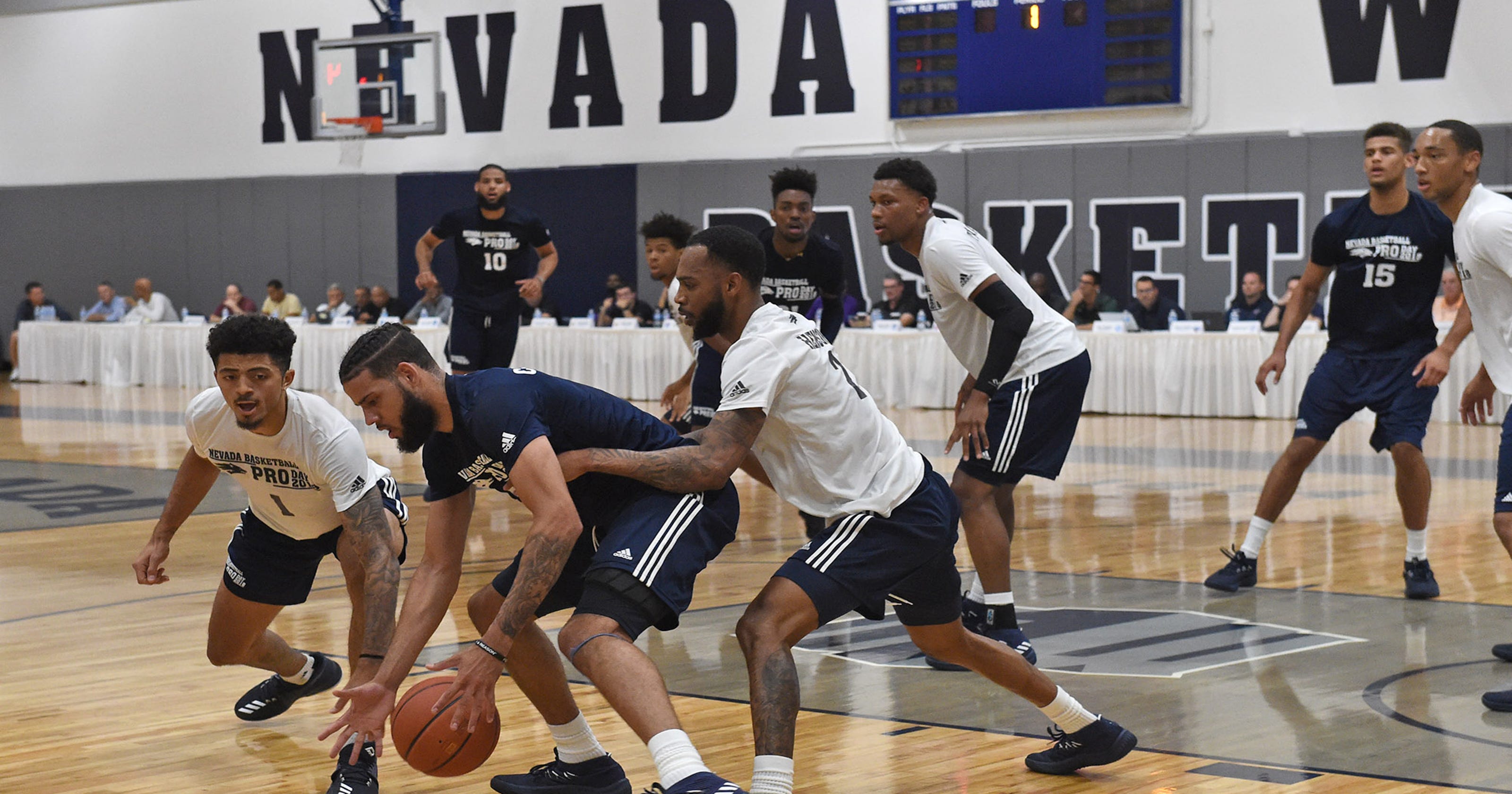 The Wolf Pack basketball team held a Pro Day on Thursday
