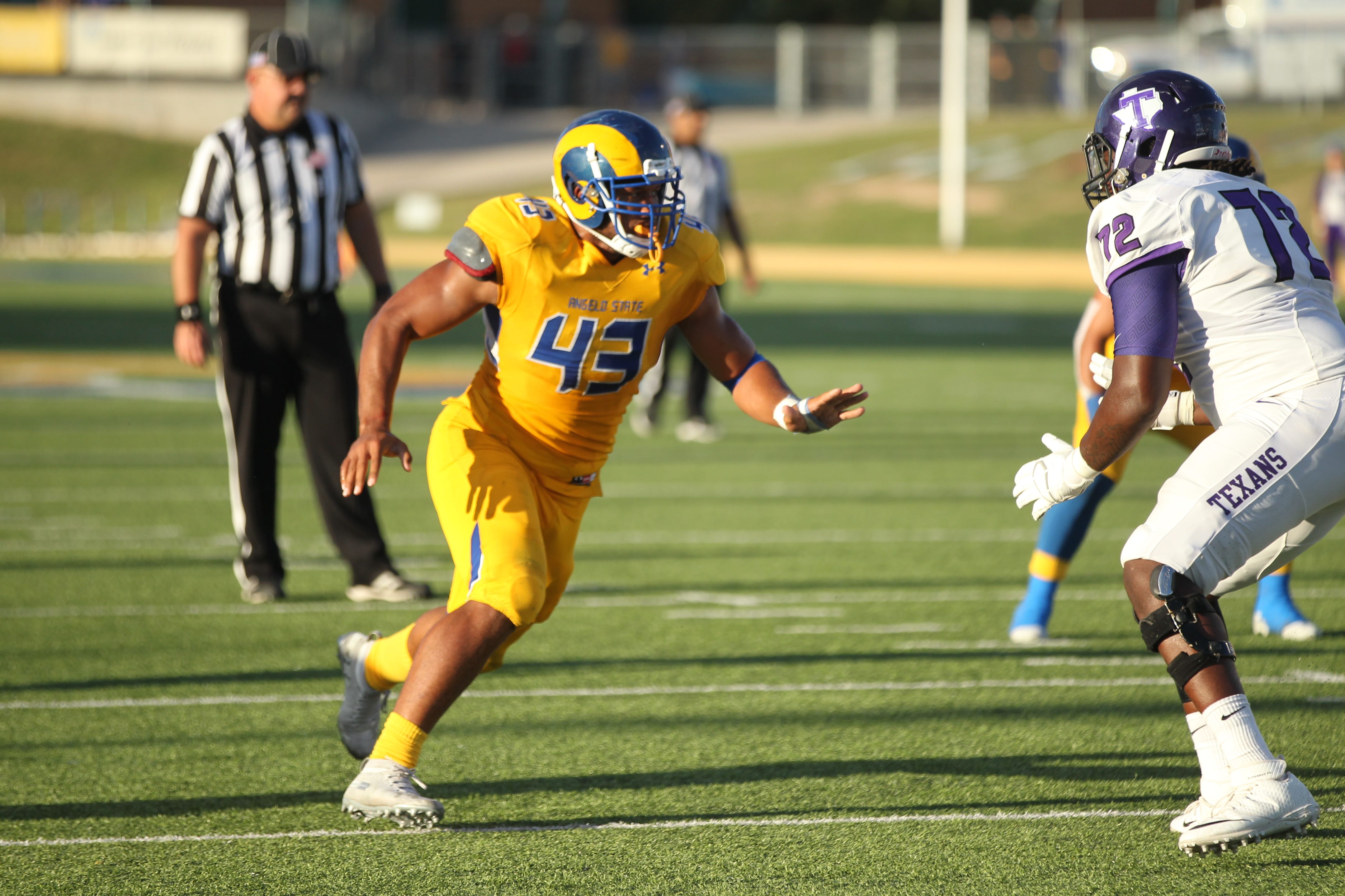 Angelo State lights up scoreboard, Jones sets record
