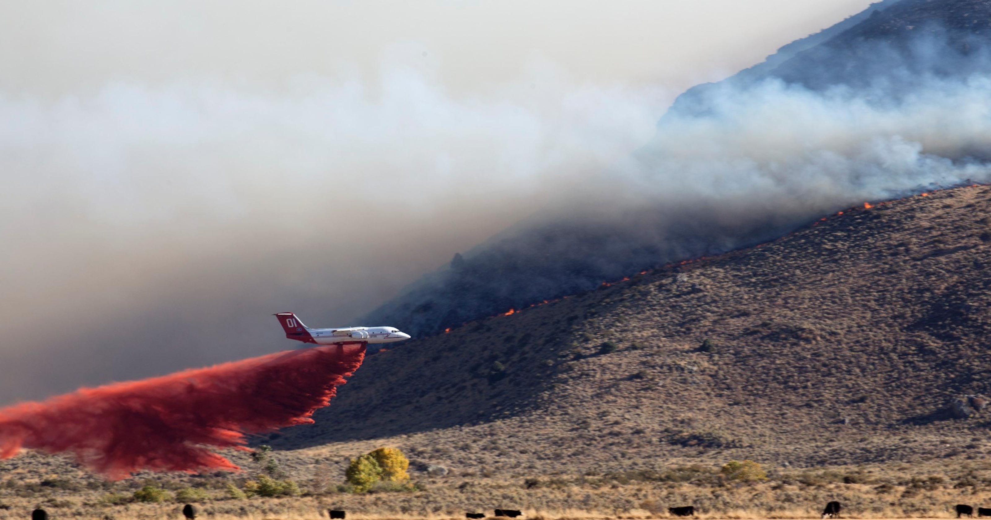 Fire near Elko burns 5,000 acres in Ruby Mountains, Lamoille Canyon