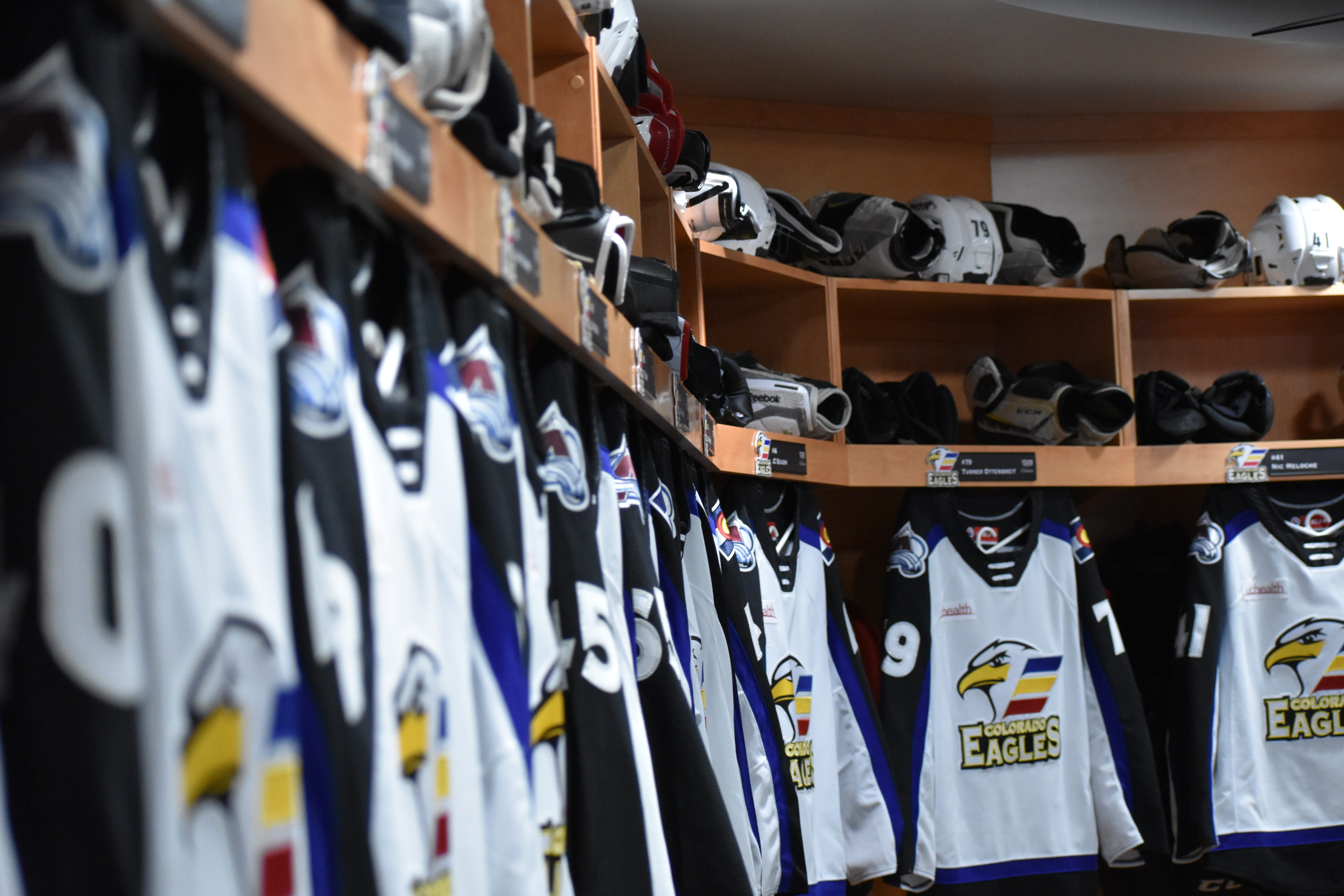Colorado Eagles unveil new locker room, facilities