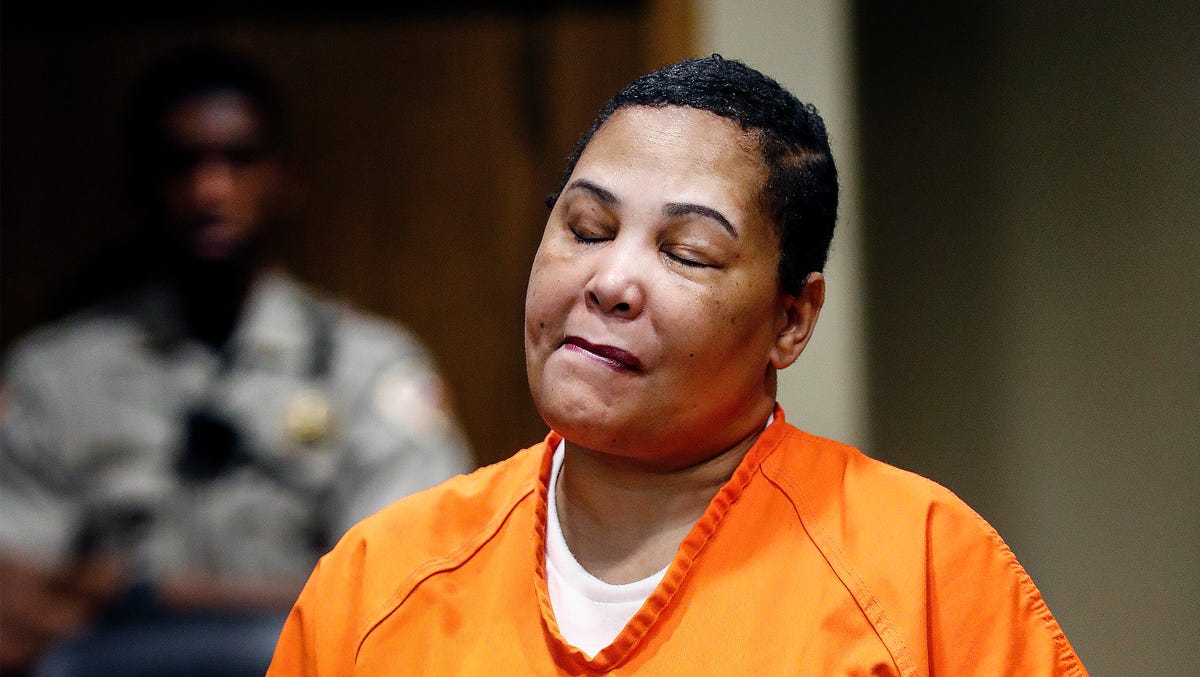 Sherra Wright and Billy Ray Turner in Court