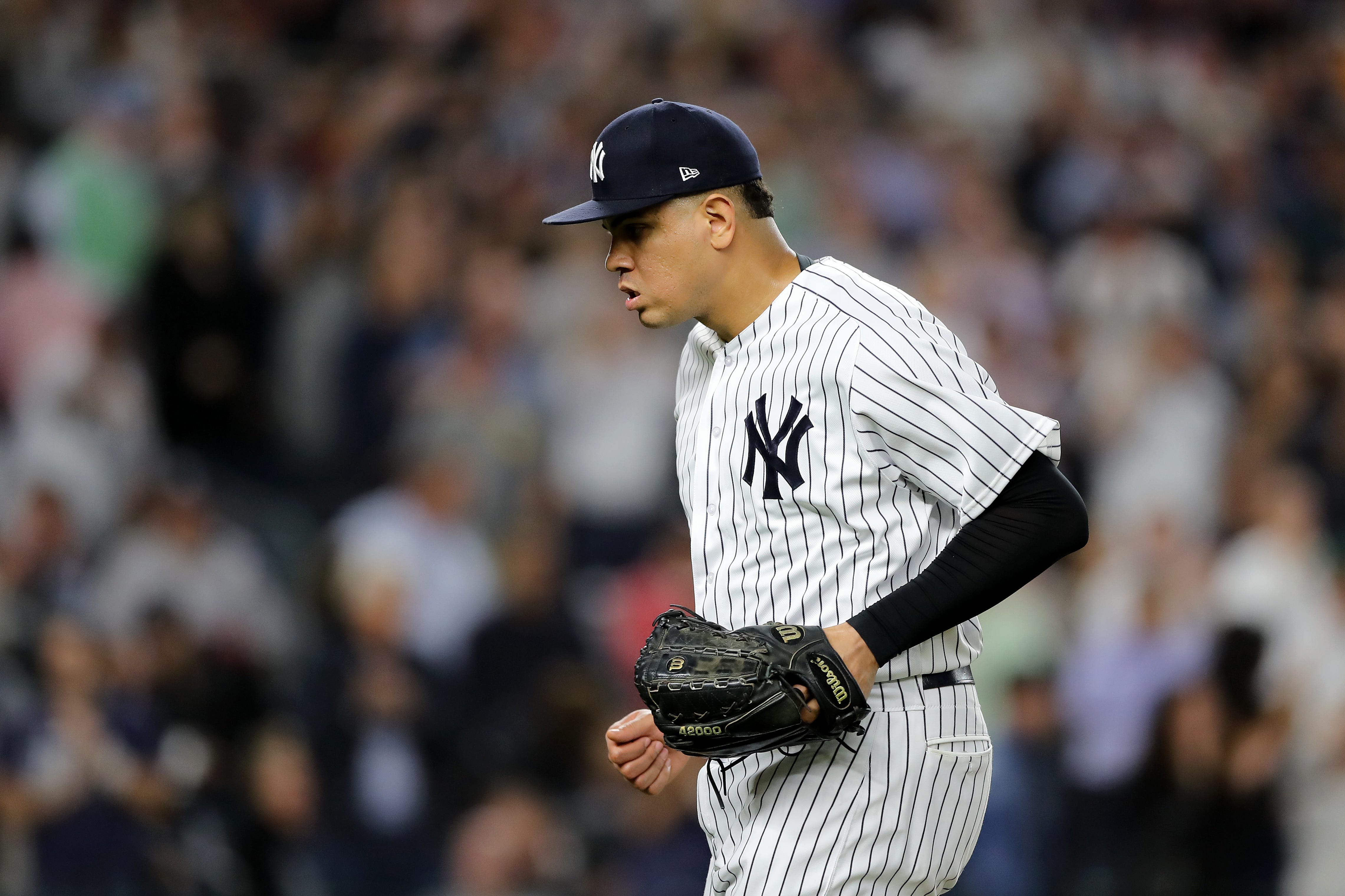 NY Yankees spring training: Dellin Betances late, wife gives birth