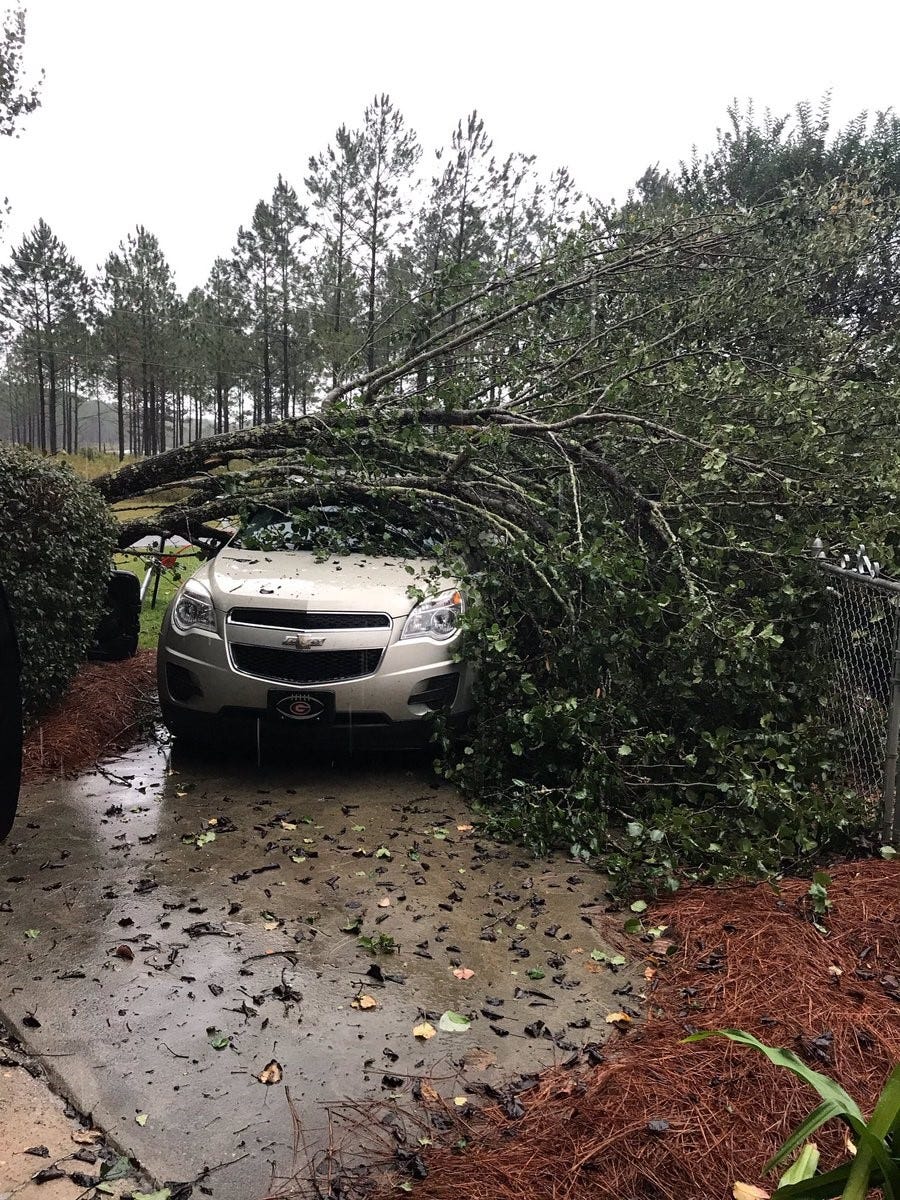 See viral video showing St. George Island flooded by storm surge