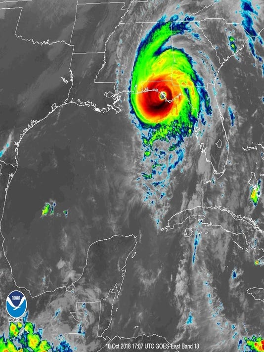 Hurricane Michael makes landfall as strong category 4 hurricane; sets ...