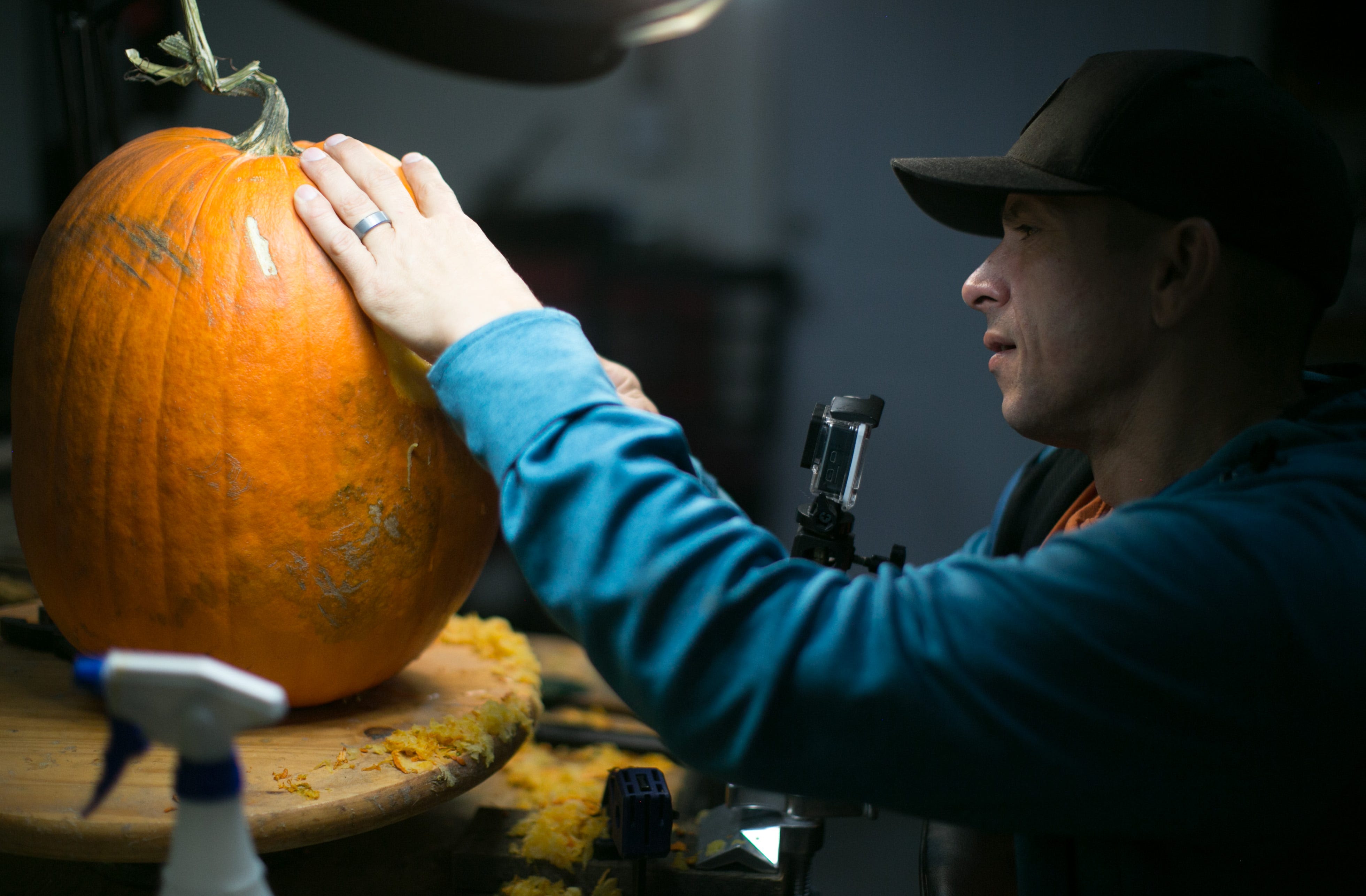 Pumpkin carving master Ray Villafane turns pumpkins into works of art