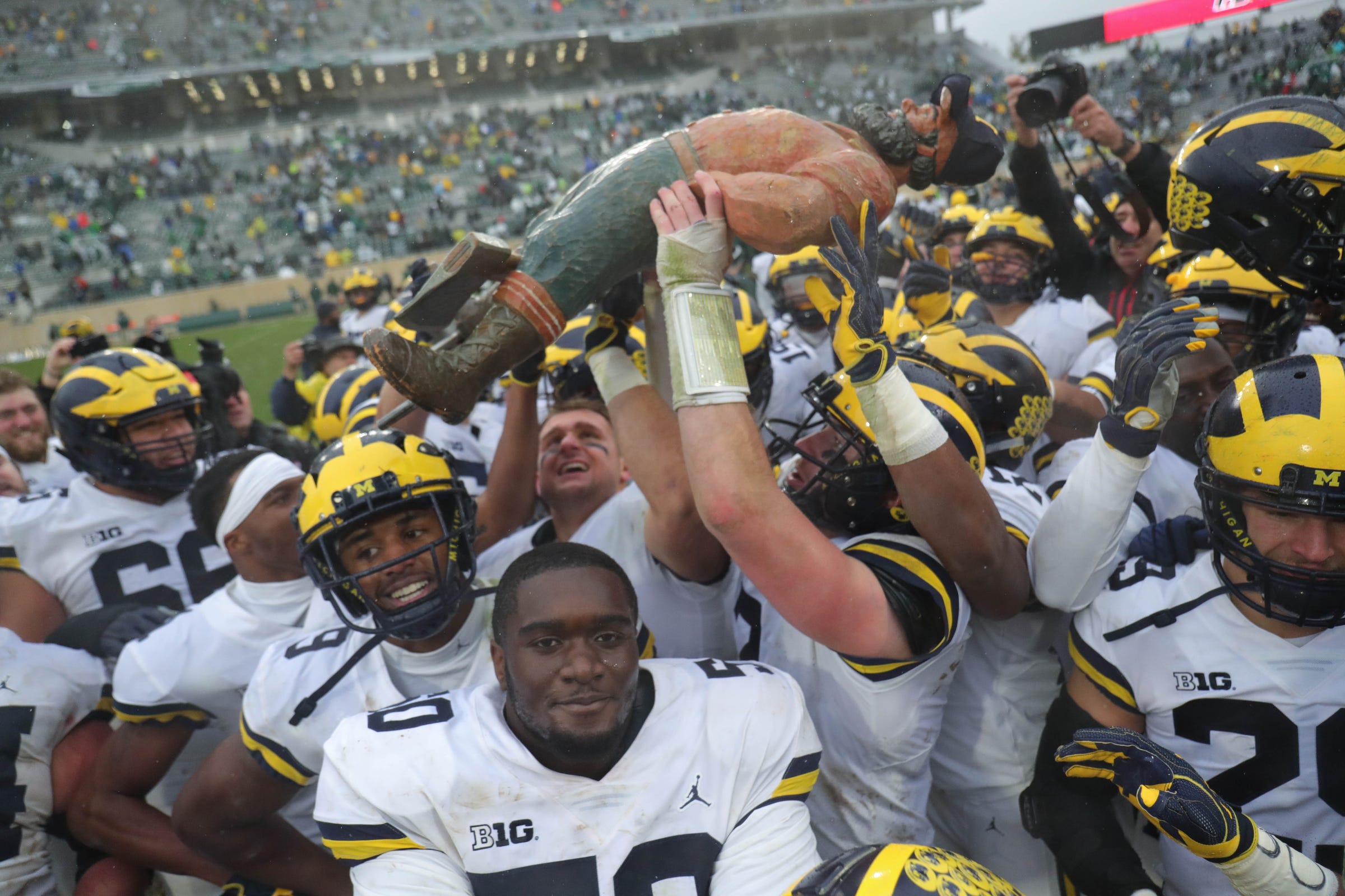 Michigan football trash talks back into MSU rivalry — finally!