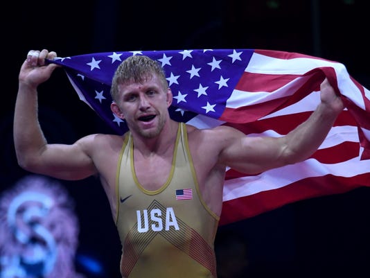Kyle Dake wins world wrestling championship