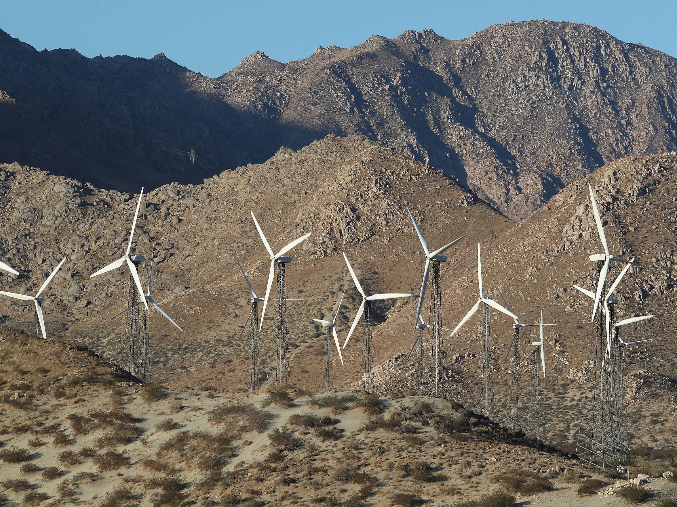 Palm Springs' iconic wind farms could change dramatically