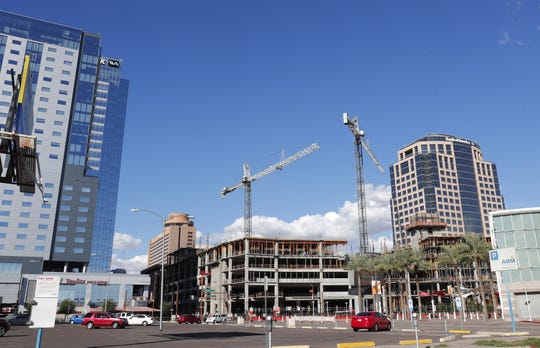 Downtown Phoenix sees construction boom as apartments, stores go up