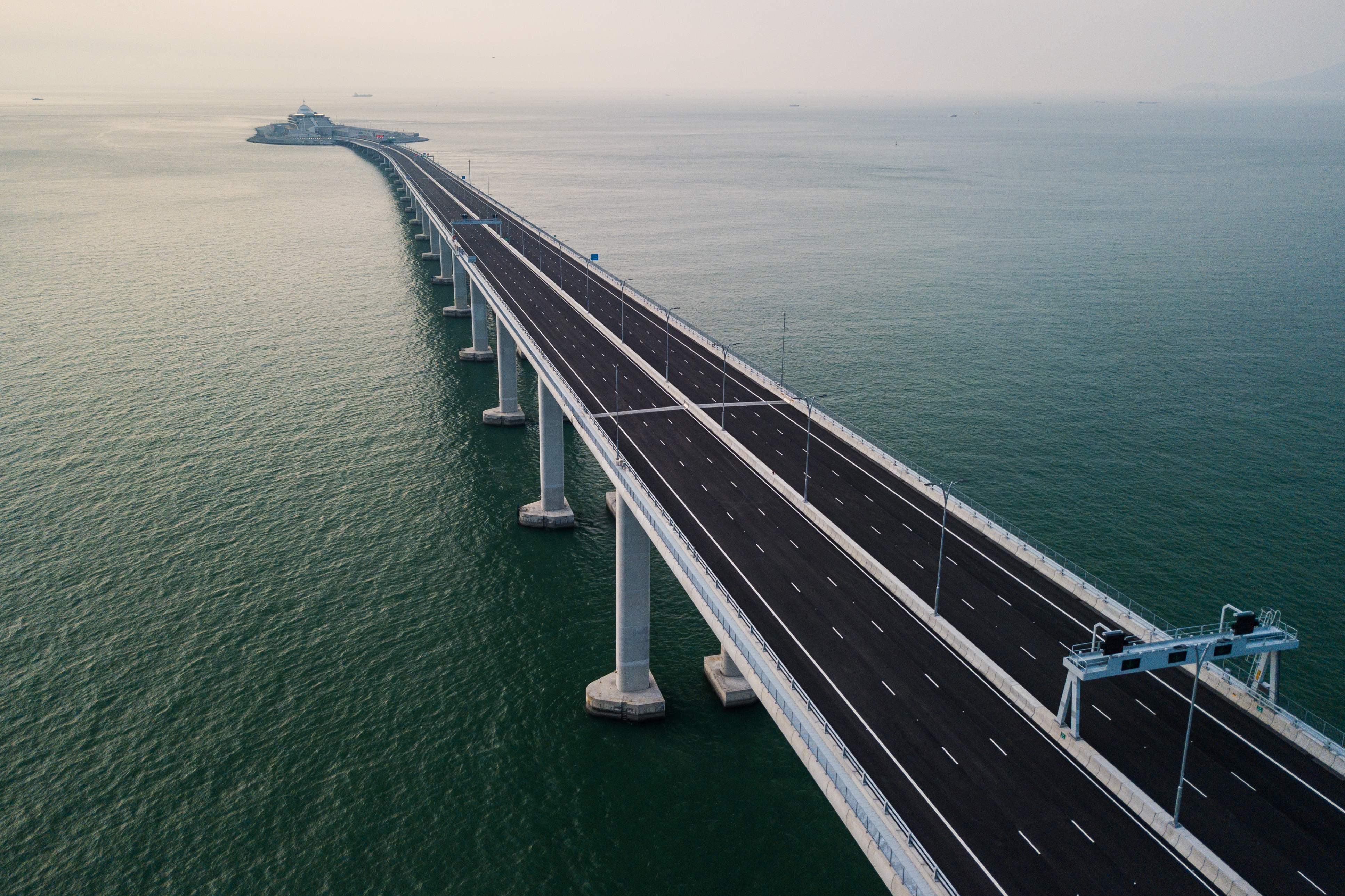 Hong Kong-Zhuhai-Macau Bridge, world's longest sea bridge, to open