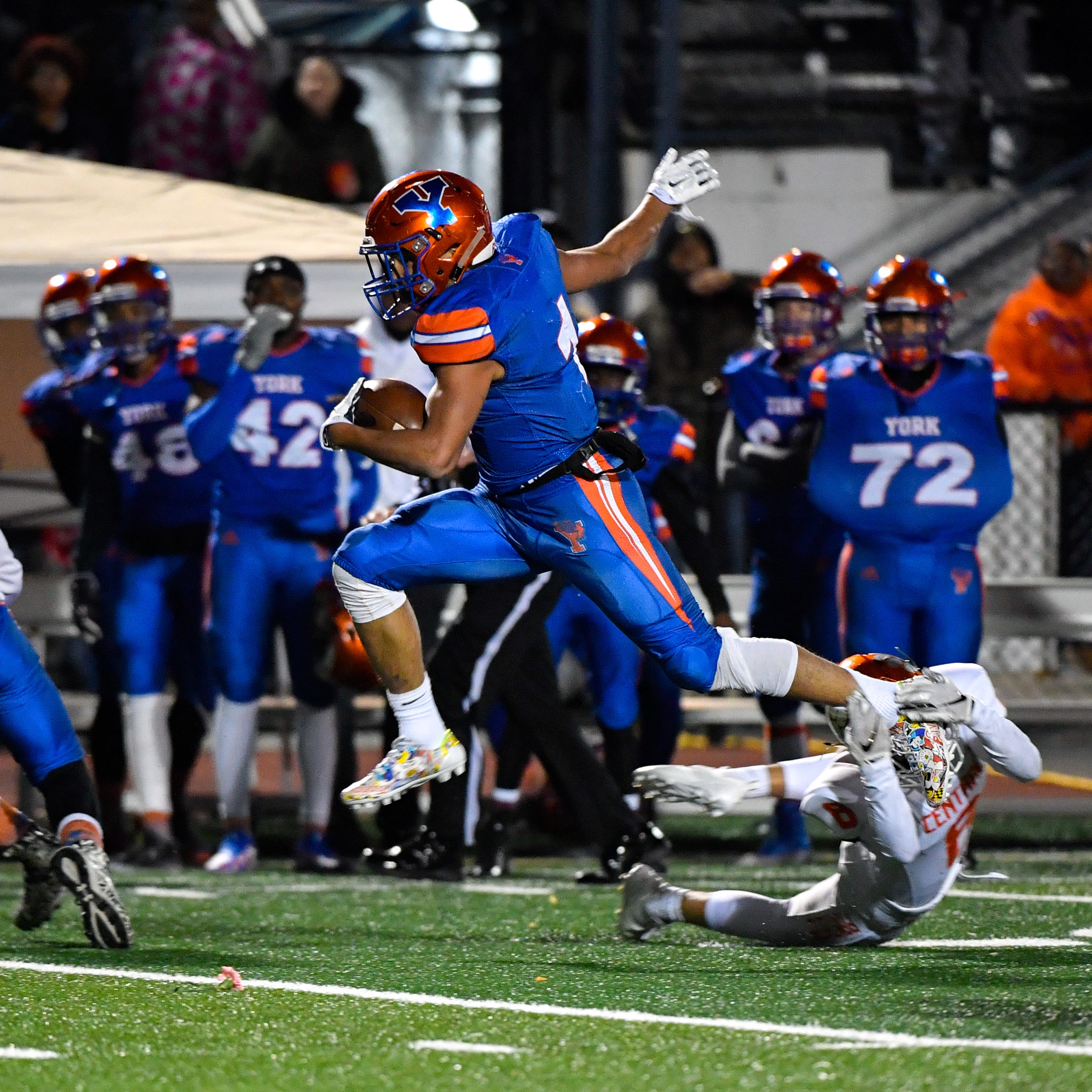 Sam Stoner, Jahiem White closing in on York High football records