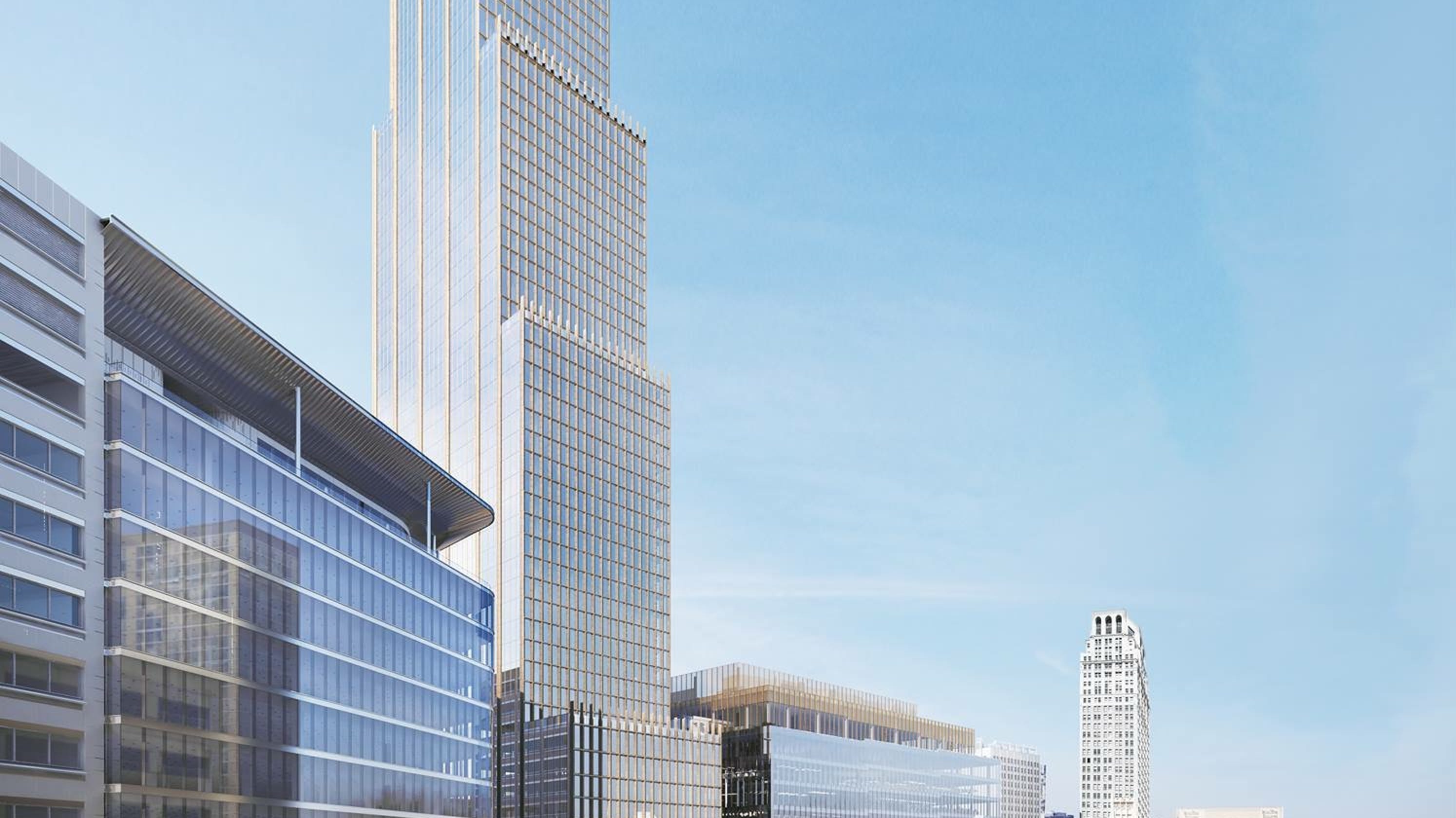 Bedrock releases new renderings of tower on Hudson's site Bedrock releases new renderings of tower on Hudson's site
