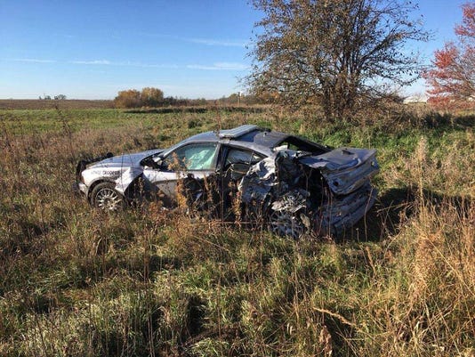 Iowa State Patrol car struck at scene of fatal Jasper County crash