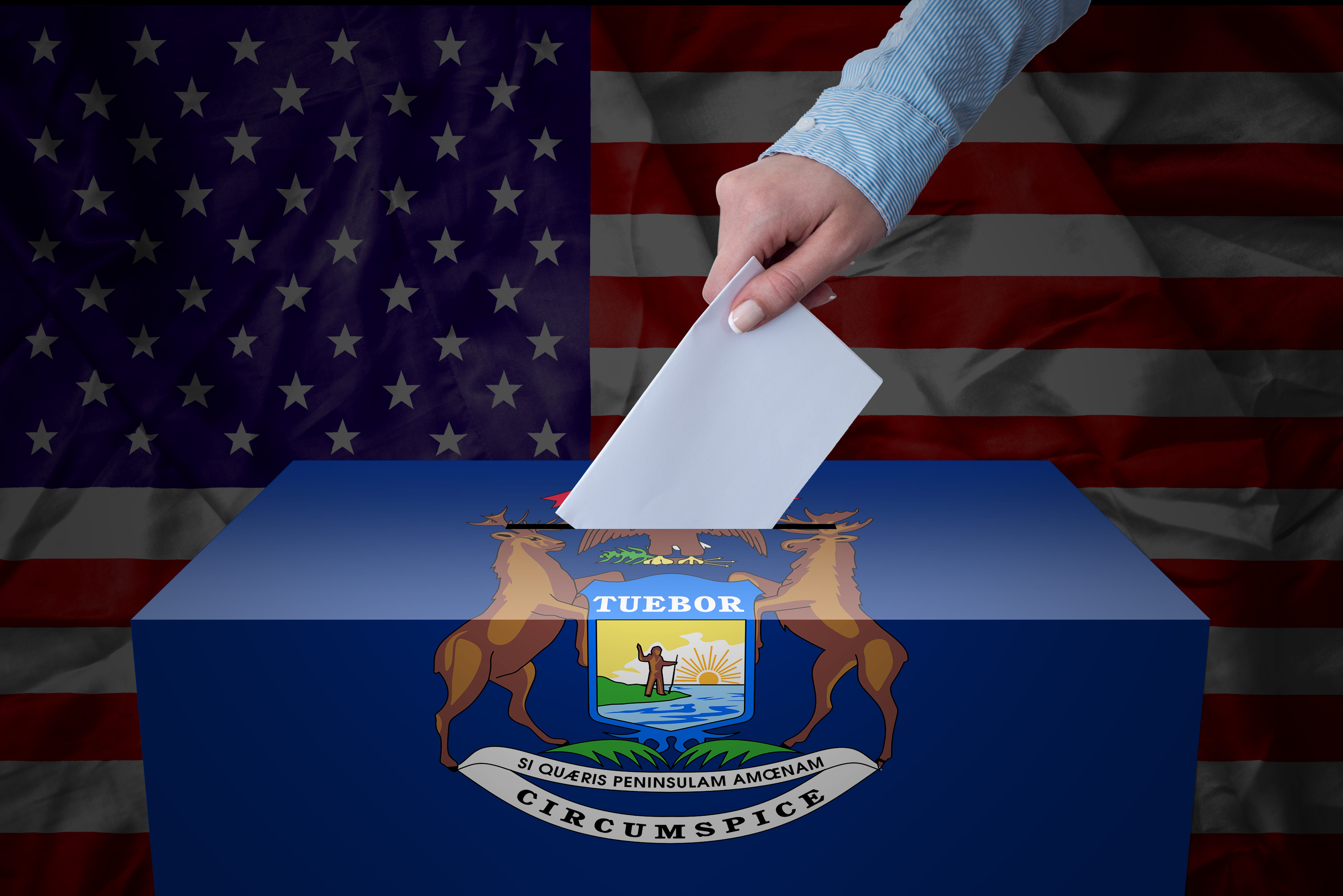 2024 Michigan election results for Wayne, Oakland, Macomb counties