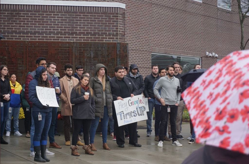 Google employees walk out to protest treatment of women