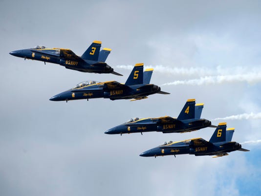 Blue Angels Homecoming Air Show 2018: Blues dazzle Friday at Pensacola NAS