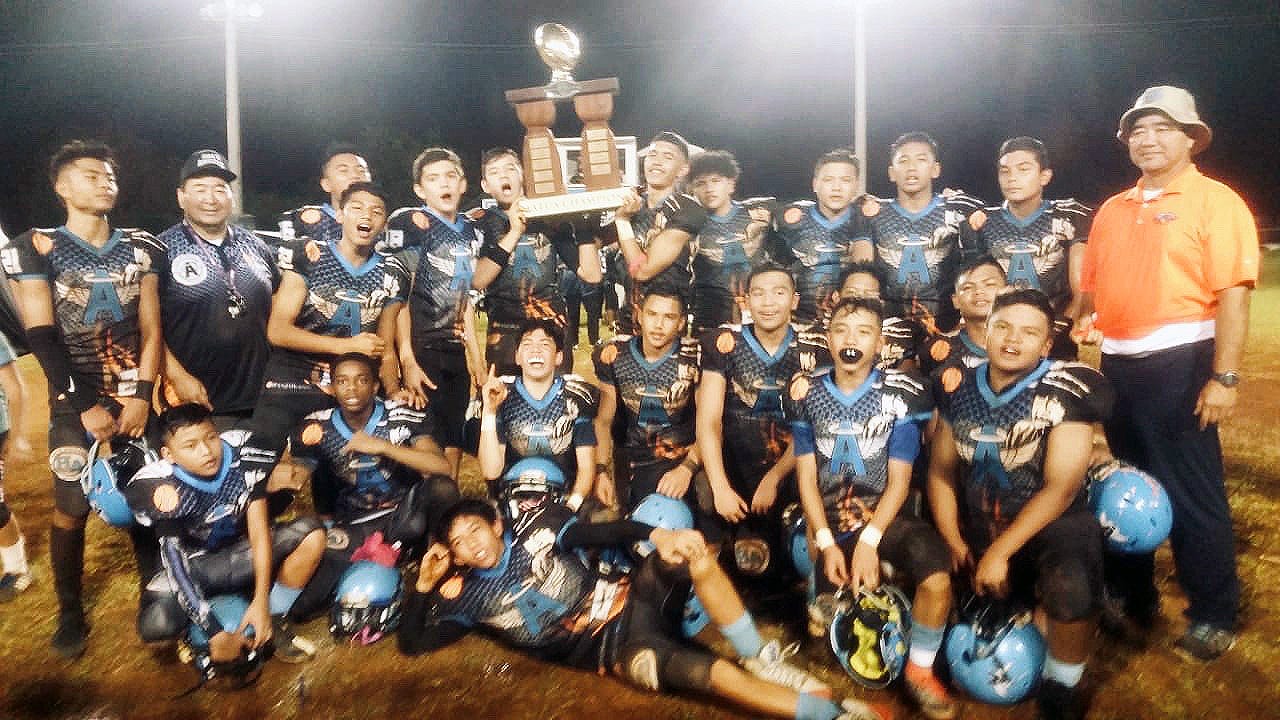 Angels football squads sweep 3 divisions