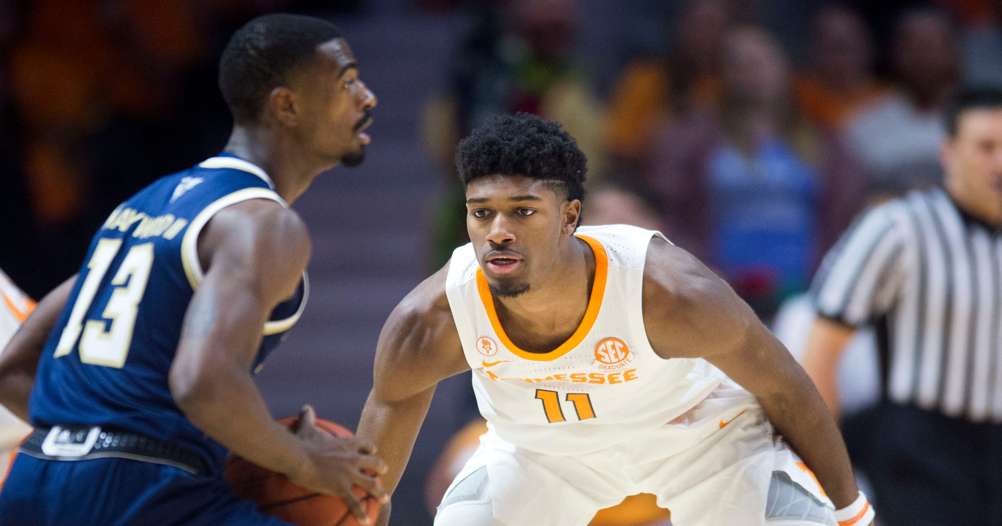 Kyle Alexander's 3-pointer, defense spark UT Vols basketball vs ...