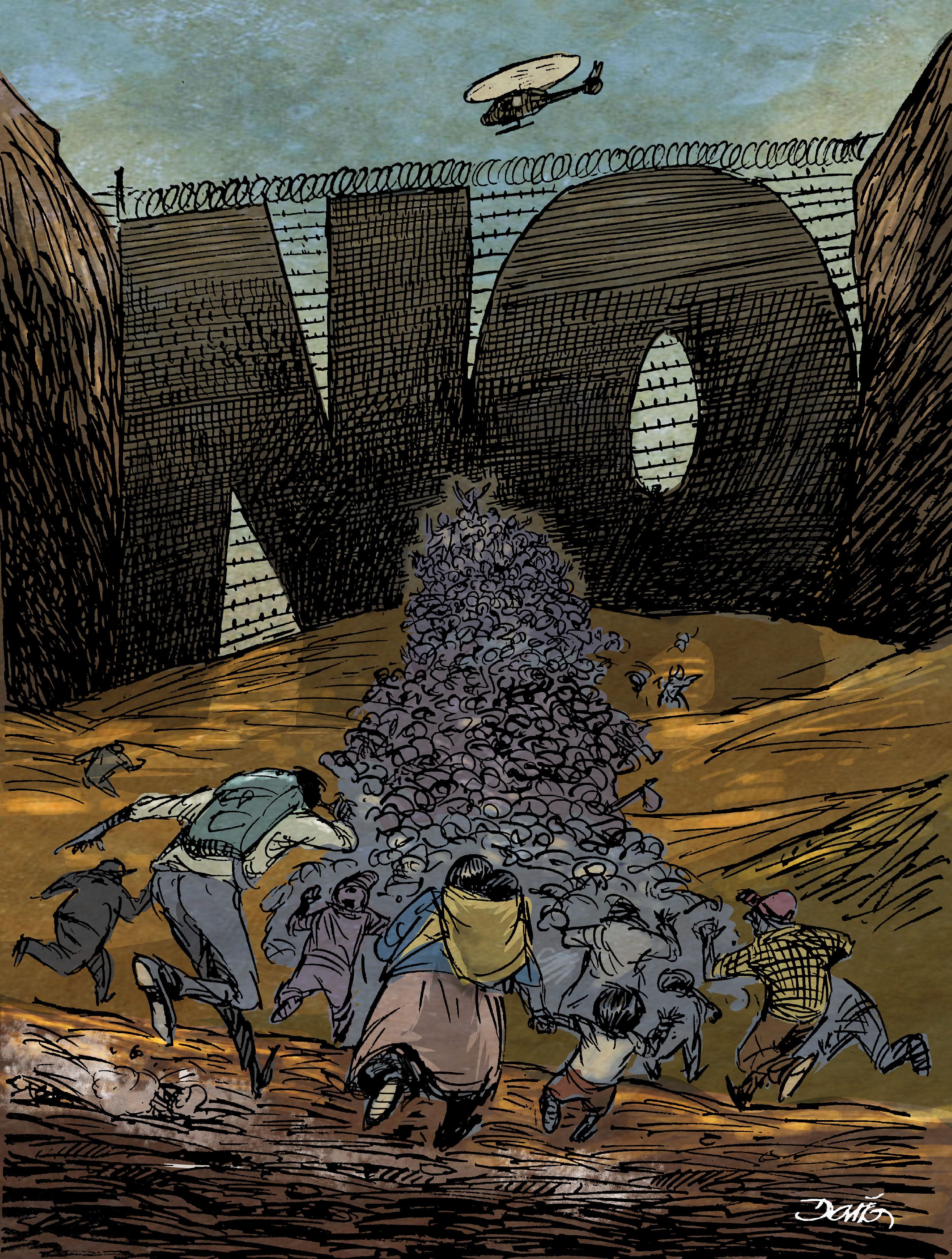 Fake border crisis, real tear gas on children: Talker