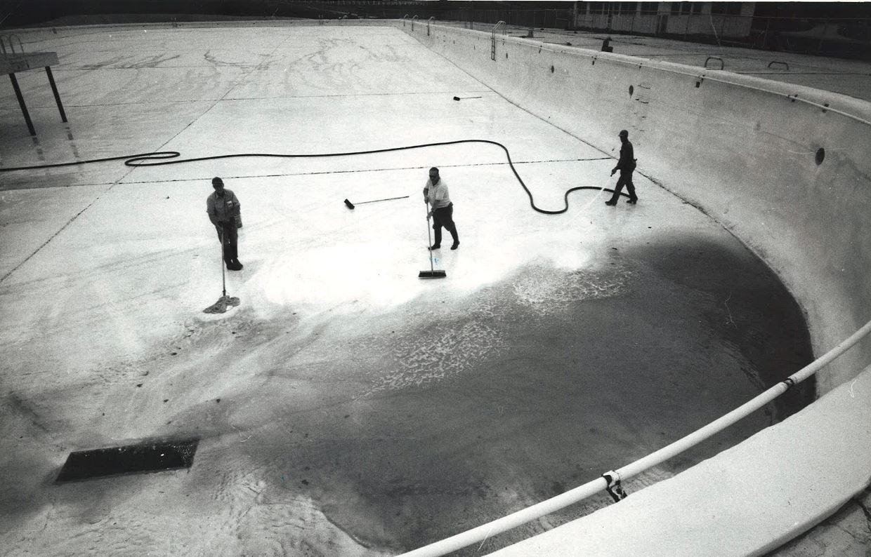 Camp Dodge pool: One of the largest in the world, it was open for about ...