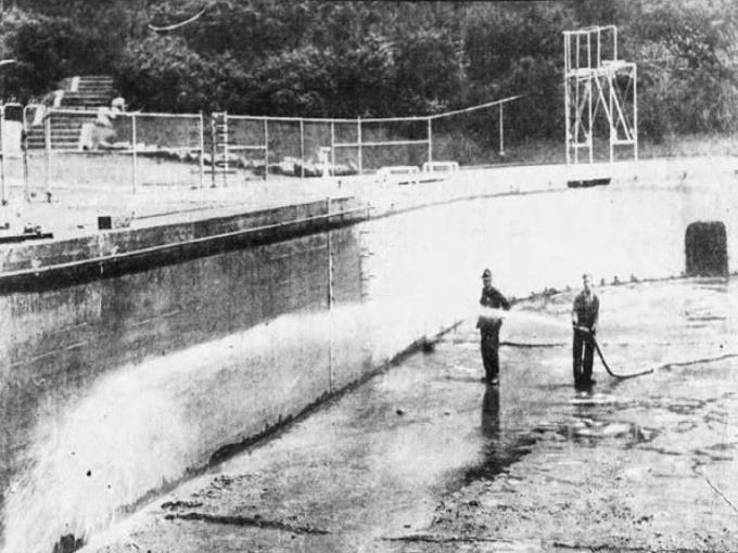 Camp Dodge pool: One of the largest in the world, it was open for about ...