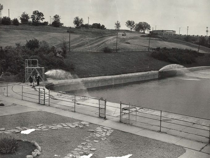 Camp Dodge pool: One of the largest in the world, it was open for about ...