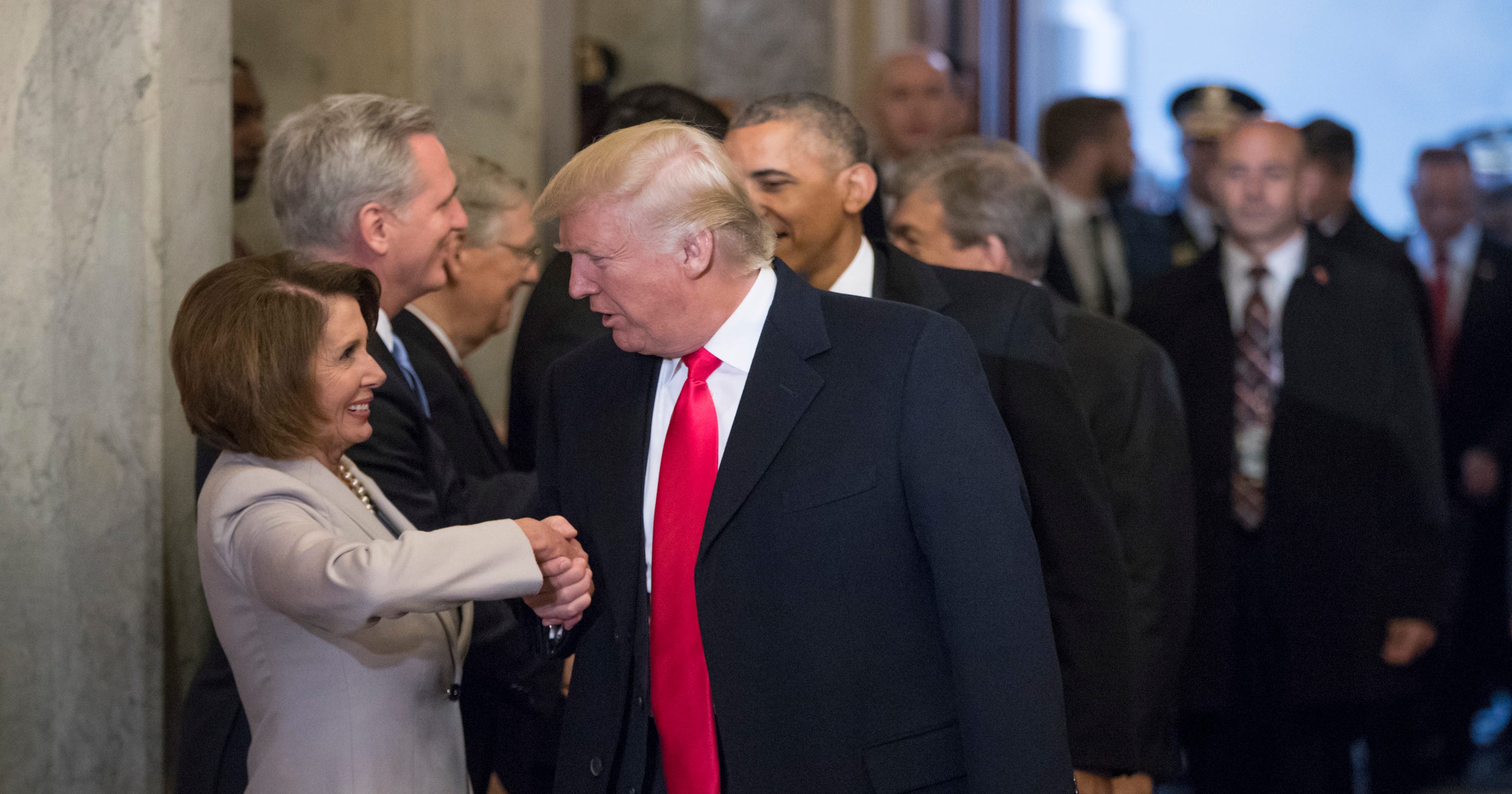 Donald Trump prepares to work with Pelosi when she becomes Speaker