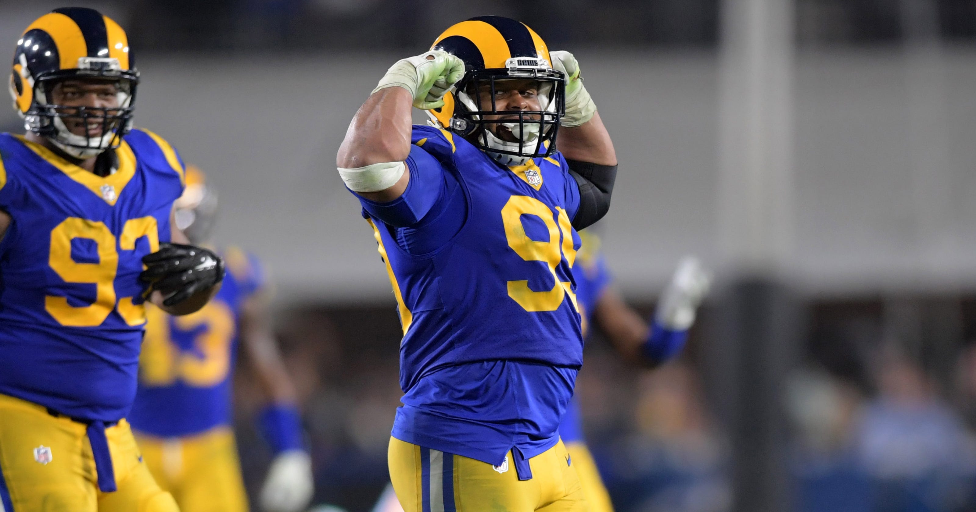 Aaron Donald: Los Angeles Rams defensive tackle having NFL MVP season