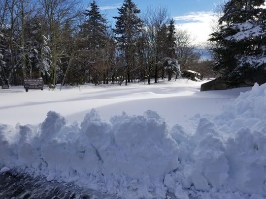 Snow in Mount Mitchell, the Grandfather Mountain