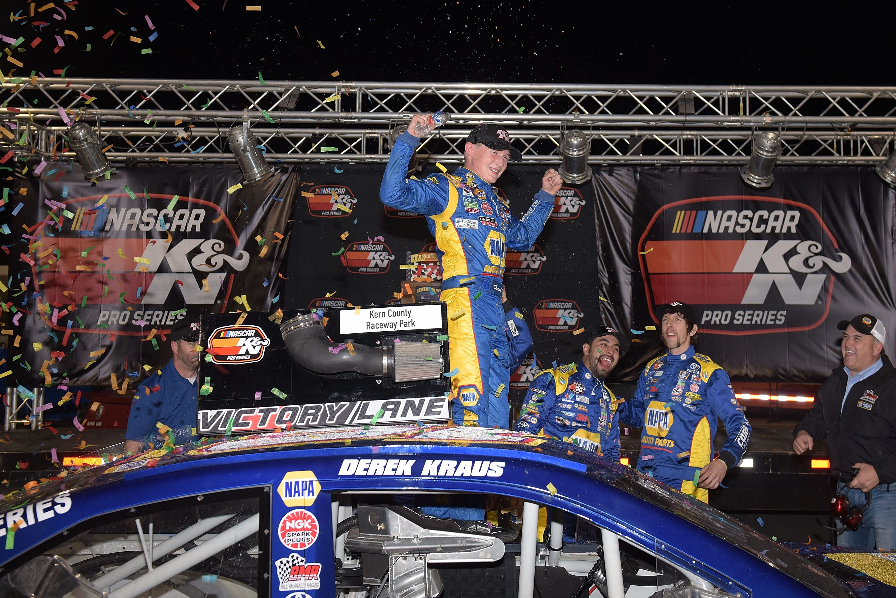 Derek Kraus driving toward NASCAR career with talent, connections