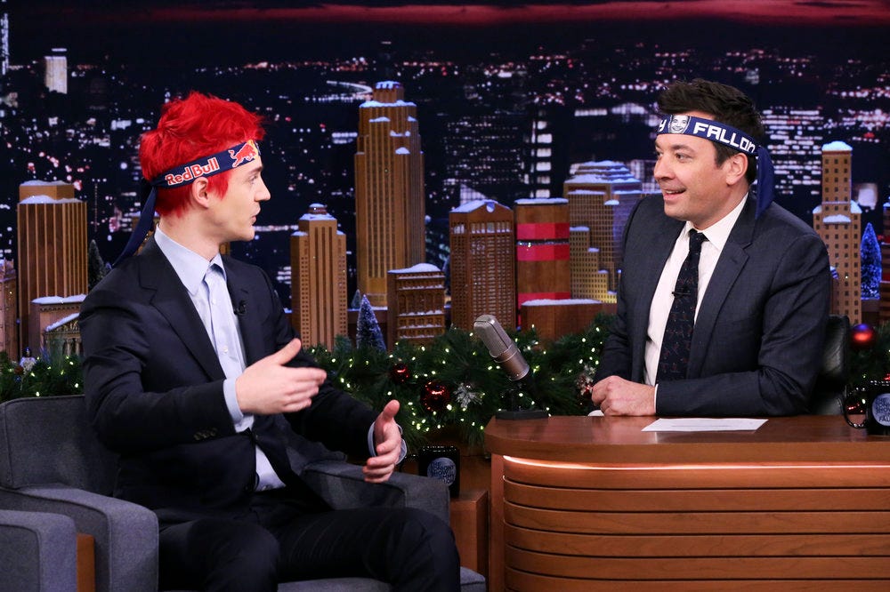 Michigan's 'Ninja' talks Fortnite on Jimmy Fallon